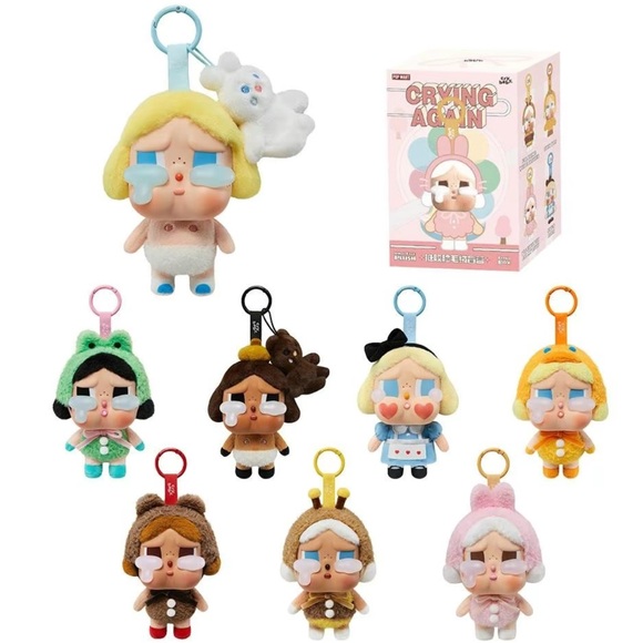 POP MART | Accessories | Crying Again Plush Keychain Set | Poshmark